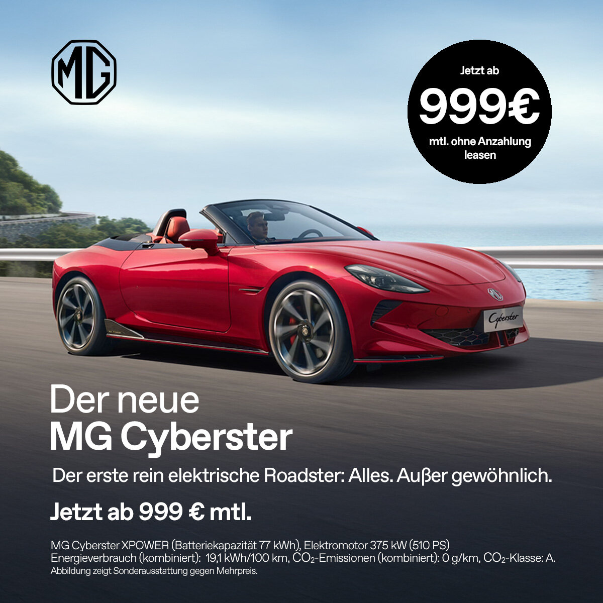 MG Cyberster elektrisch, markant, aufregend | Wahl-Group