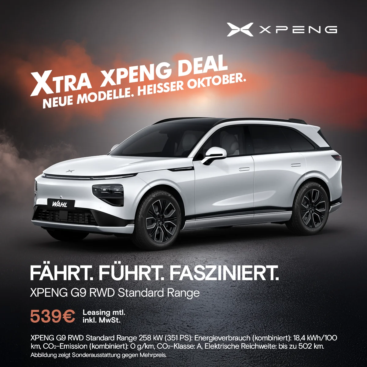 XPENG G9 der Elektro SUV der Extra-Klasse | jetzt zur XPENG Wahl-Group